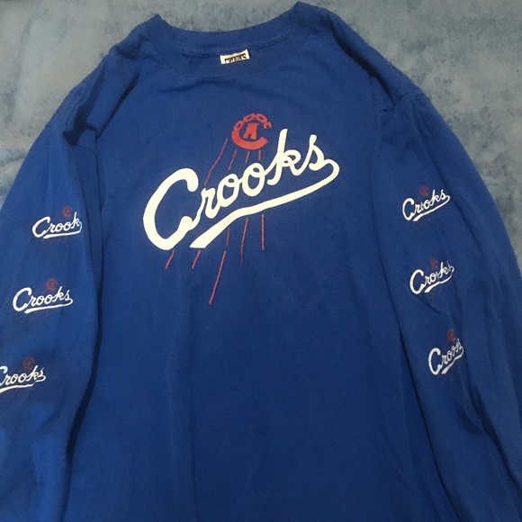 Crooks & Castles | Shirts | Crooks And Castles Play Ball Long Sleeve ...